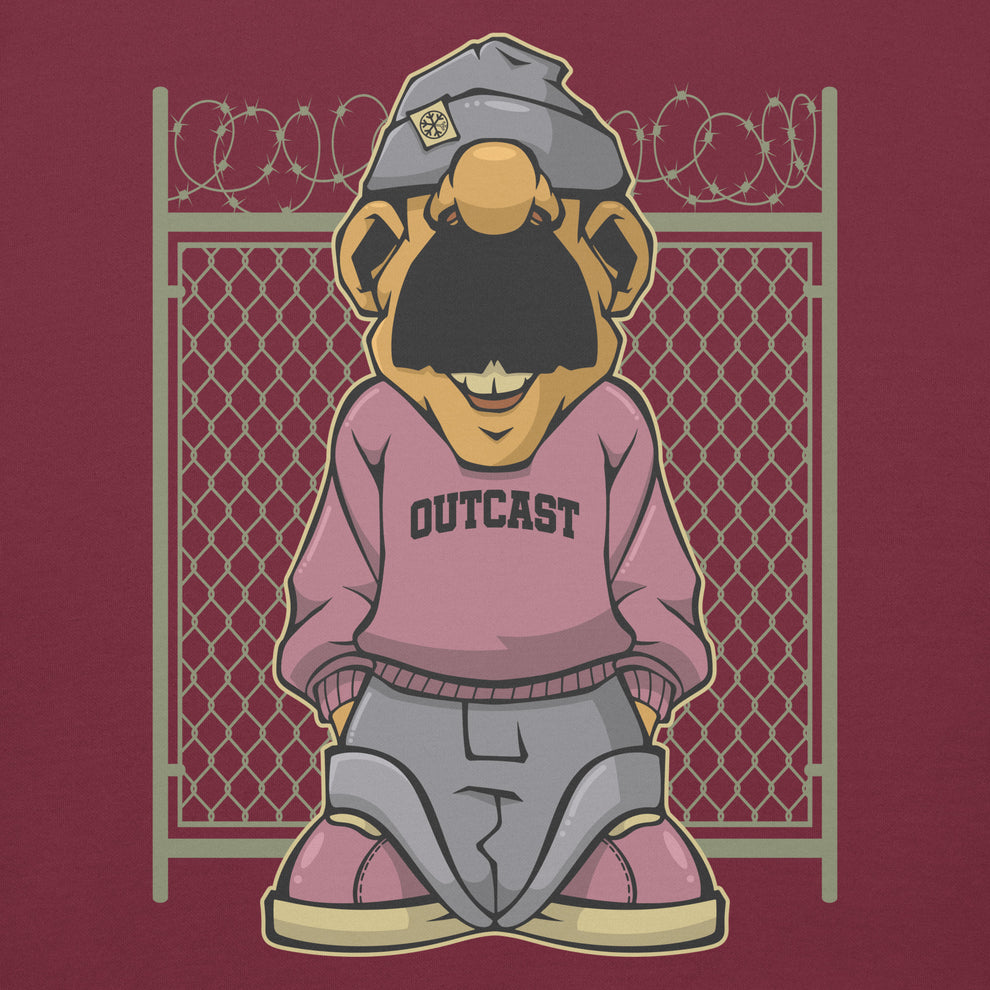 Outcast Graffiti Character Hoodie | B.Different Clothing