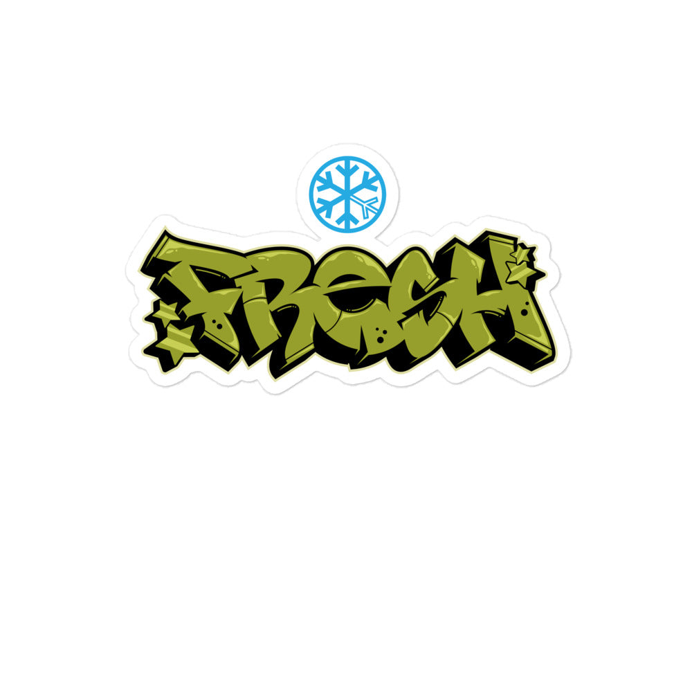 Fresh Graffiti Piece Sticker | B.Different Clothing