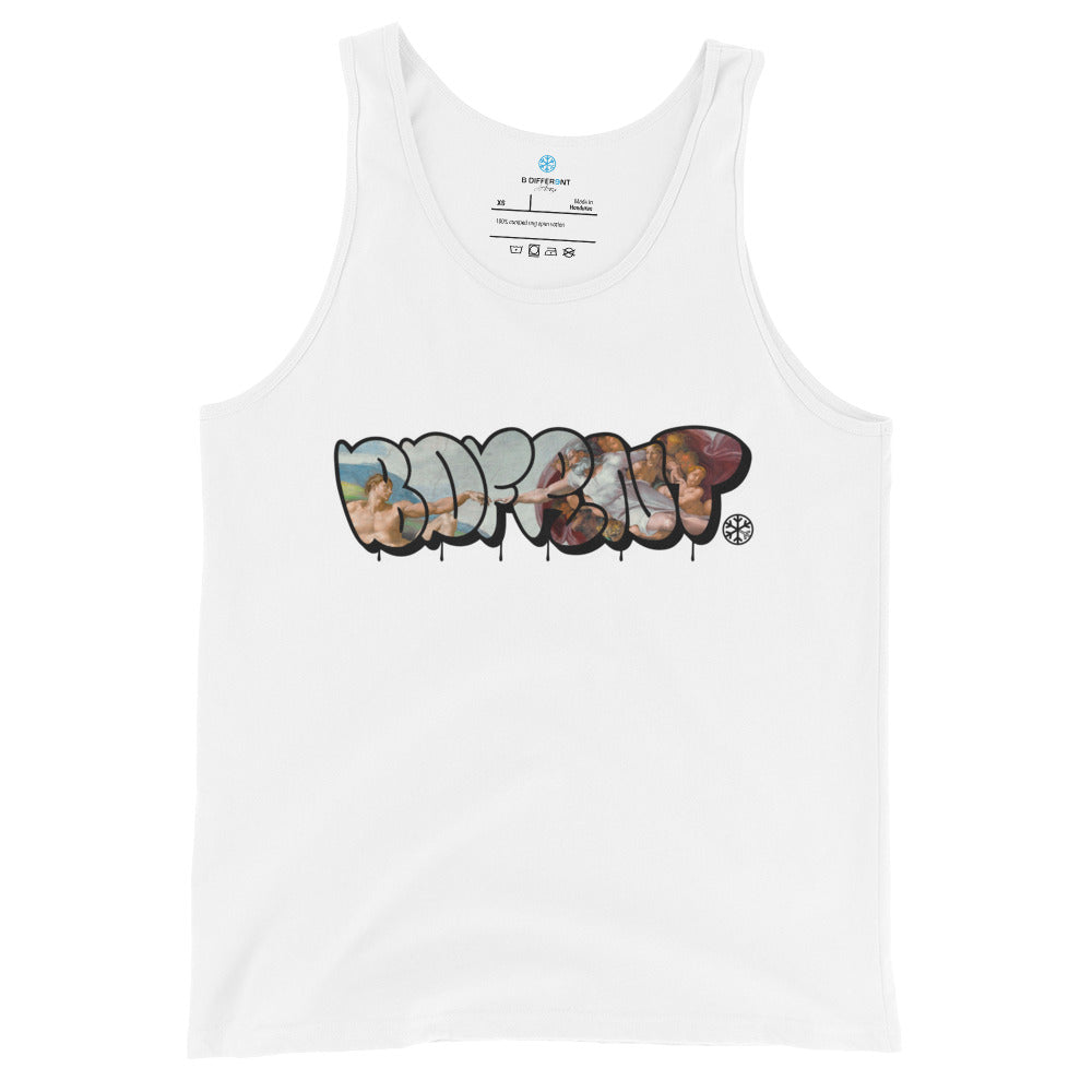 Creation of Adam Graffiti Tank Top | B.Different Clothing