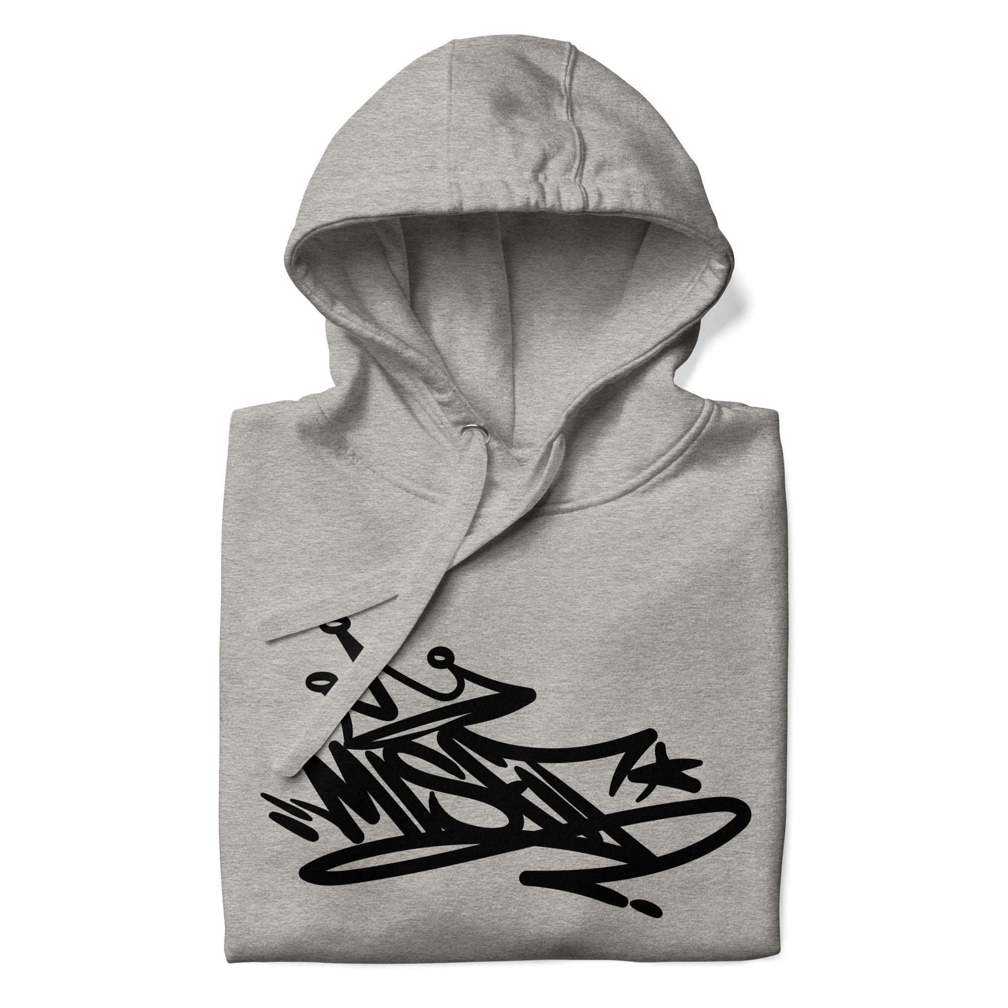 Misfit Graffiti Tag Hoodie - Gray | B.Different Clothing Misfit Graffiti Tag Hoodie - Gray | B.Different Clothing
